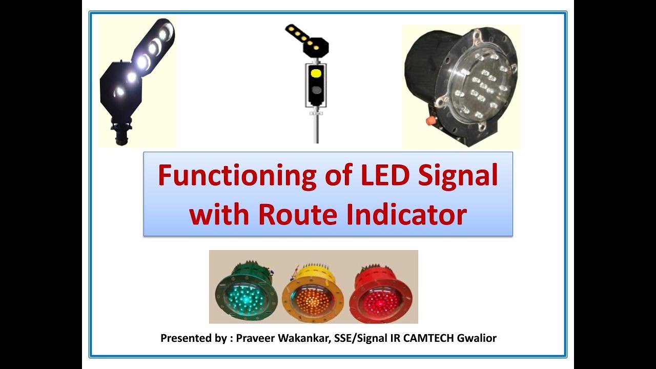 Functioning of LED Signal with Route Indicator - YouTube
