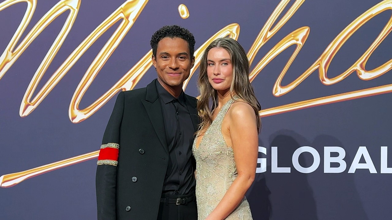 Jaafar Jackson and Maddie Simpson on the Red Carpet | Global Fan ...