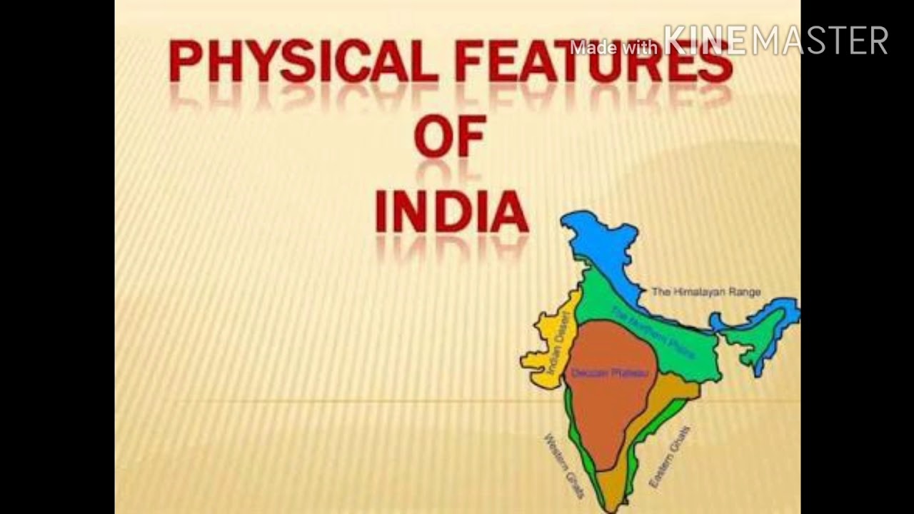 Major Relief features of india - YouTube