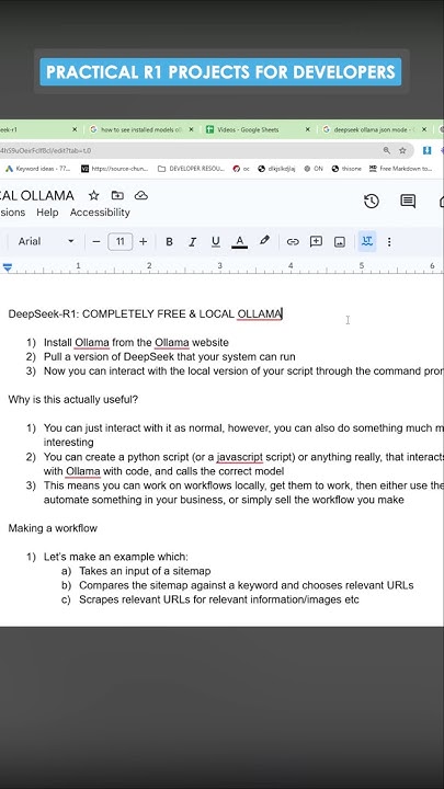 Practical DeepSeek R1 Projects for Developers #ai #coding - YouTube