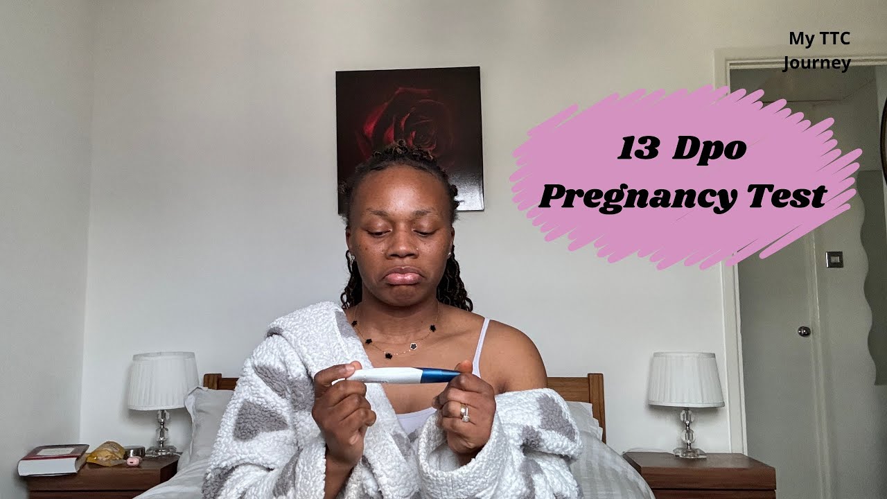 LIVE PREGNANCY TEST AT 13 DPO | TTC JOURNEY BABY #2 - YouTube