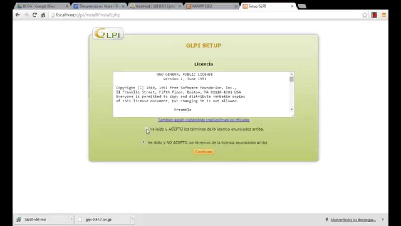 Helpdesk: Instalar glpi open Source en Windows 7 - YouTube