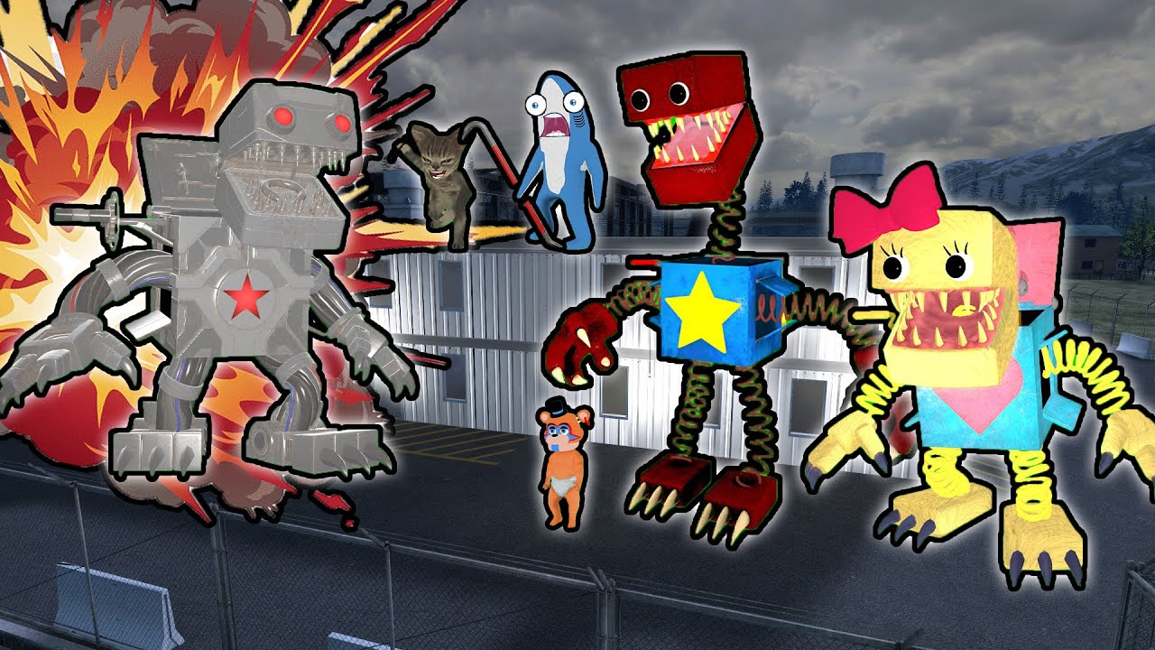 BOXY BOO ROBOT A DISTRUS TOATA BAZA SECRETA SCP! MAMA BOXY BOO A EVADAT ...