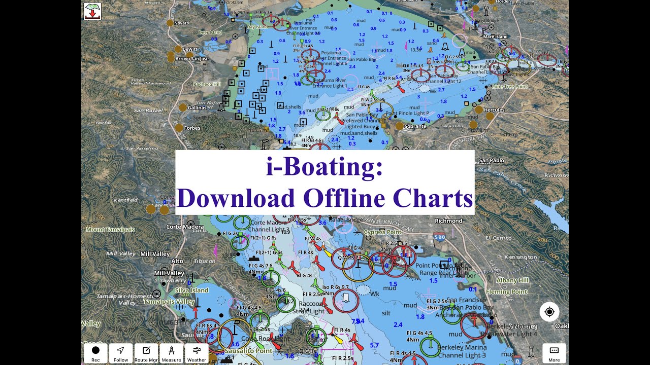 i-Boating: Download Offline Marine charts - YouTube