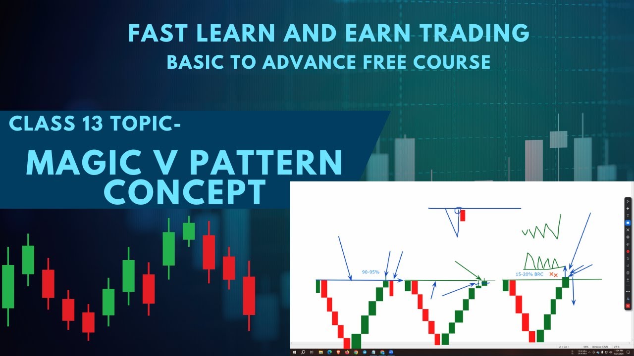 Basic To Advance Course || Class 13 Magic V Pattern Concept || Binary ...