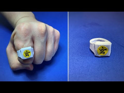 Origami Akatsuki Ring | How to Make a Paper Zetsu Akatsuki Ring Naruto | Easy Origami ART