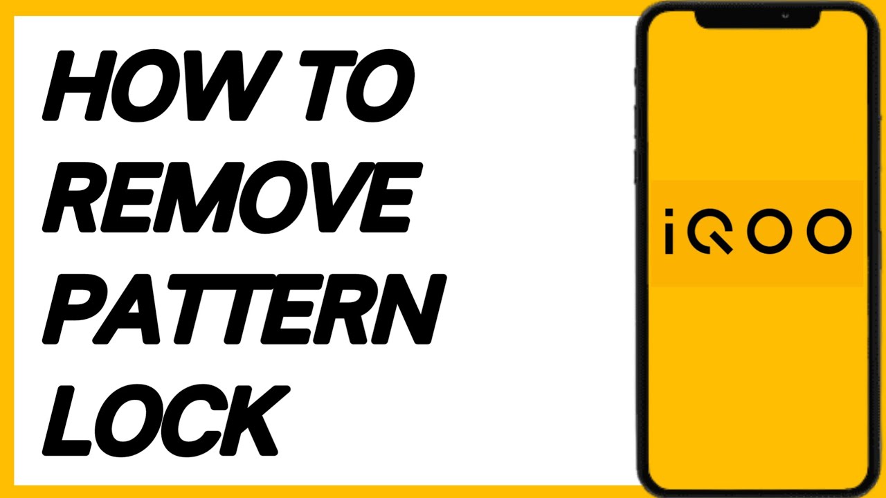 How To Remove Pattern Lock ln IQOO Z3 - YouTube
