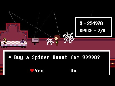 Undertale - Buying Spider Donut in Genocide Route - YouTube