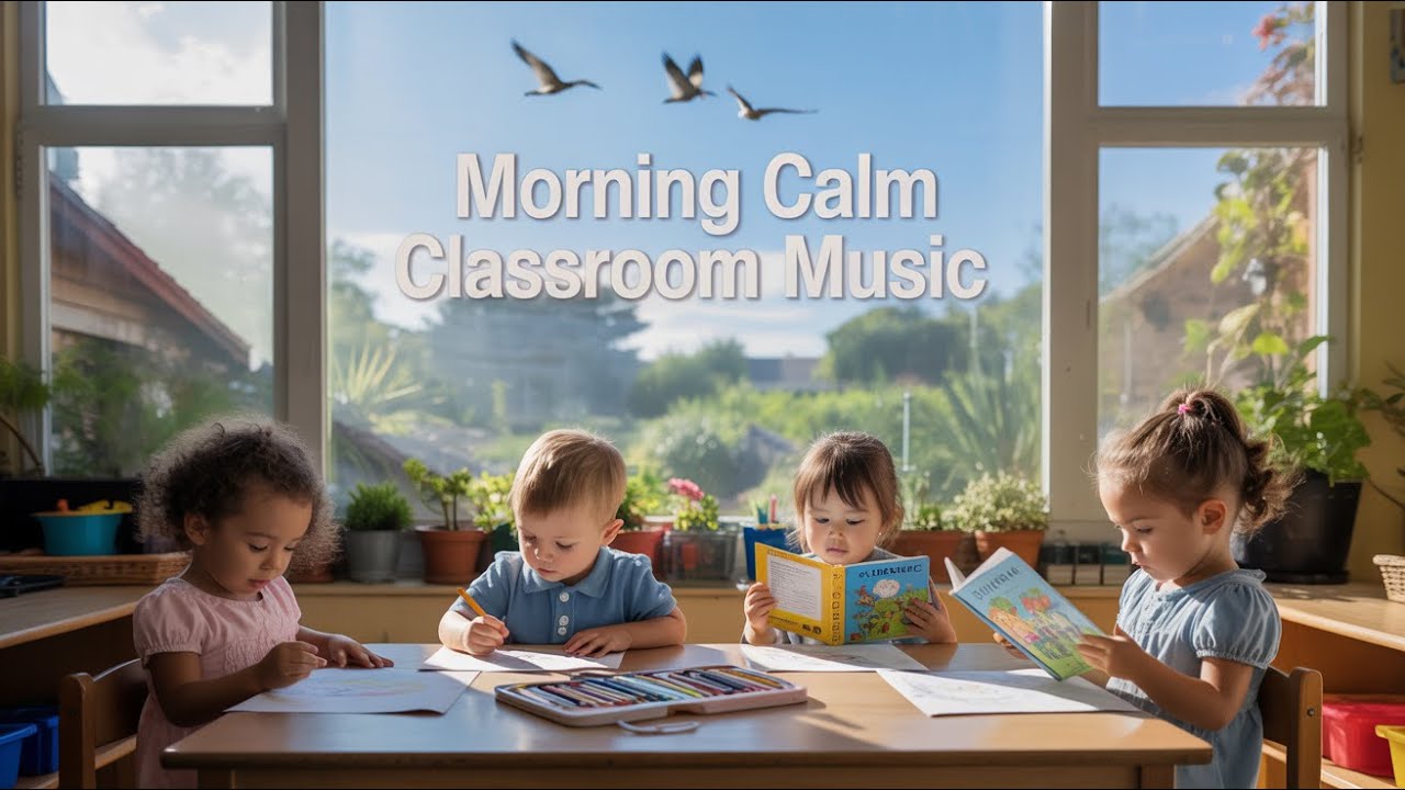 Quiet Classroom Music for Children 🌿| Morning Music for Focused ...