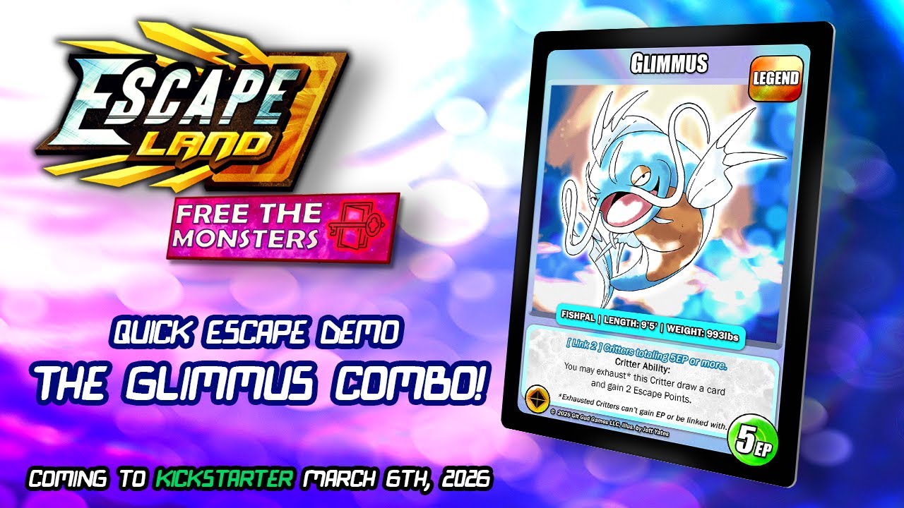 Escape Land CCG - Quick Escape Demo feat. The Glimmus Combo! - YouTube