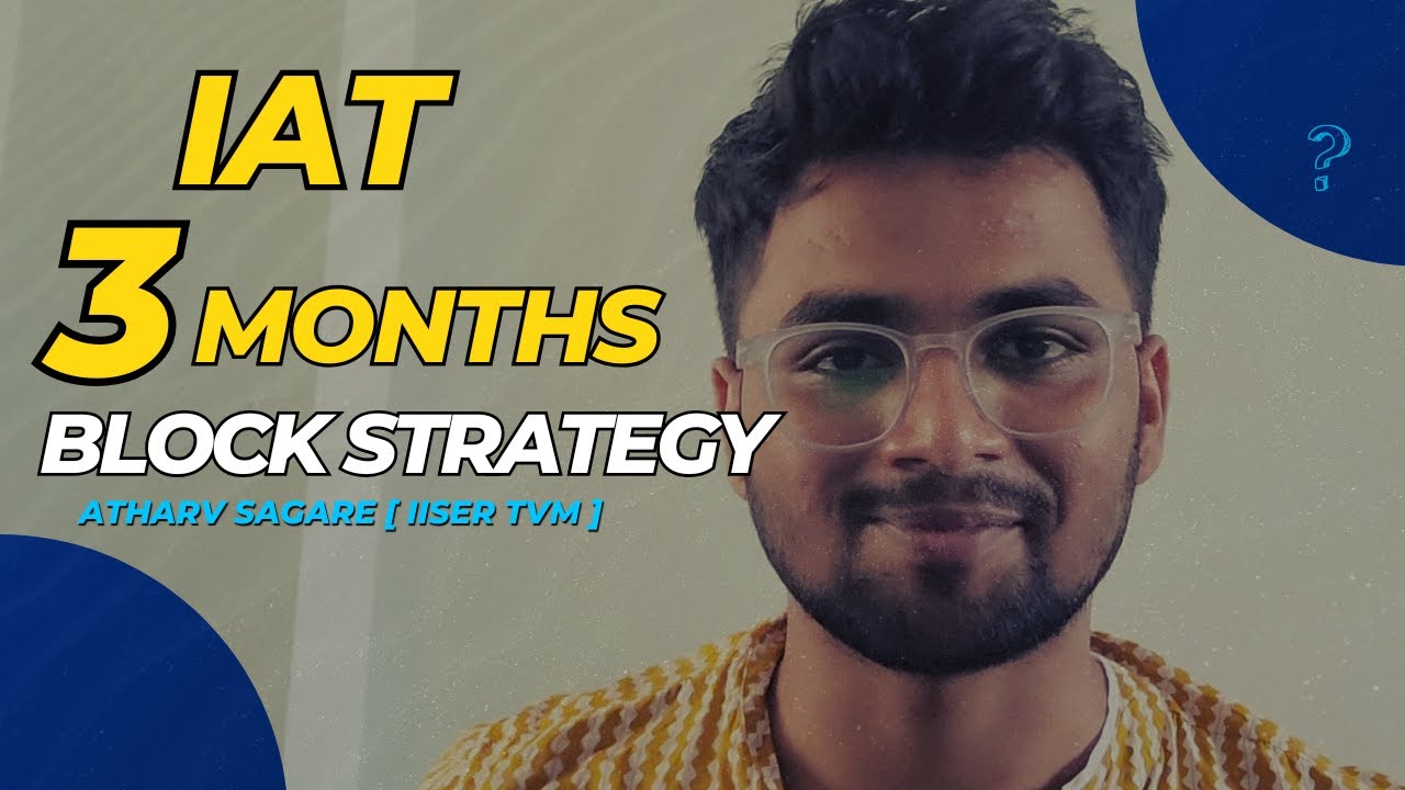Crack IAT In 3 Months | IAT 2025 Block Strategy | Score 200+ In IAT ...
