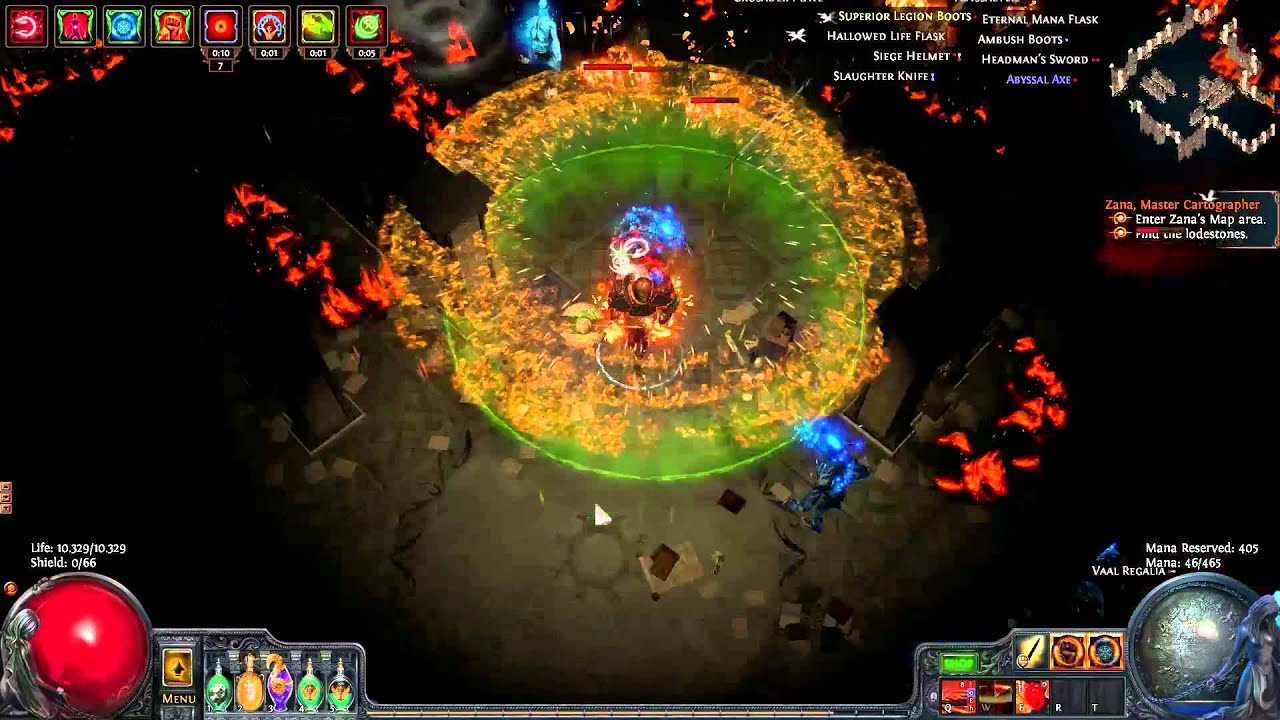 poe high rolled academy map - YouTube