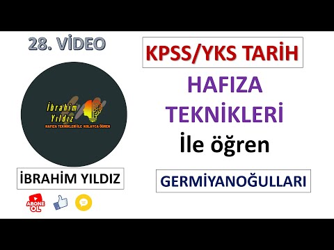 28.  VİDEO GERMİYANOĞULLARI @yildizibrahim1 #hafızateknikleri