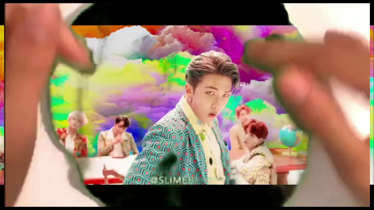 Idol BTS Green Screen Slime/ 방탄소년단 아이돌 그린스크린 - YouTube