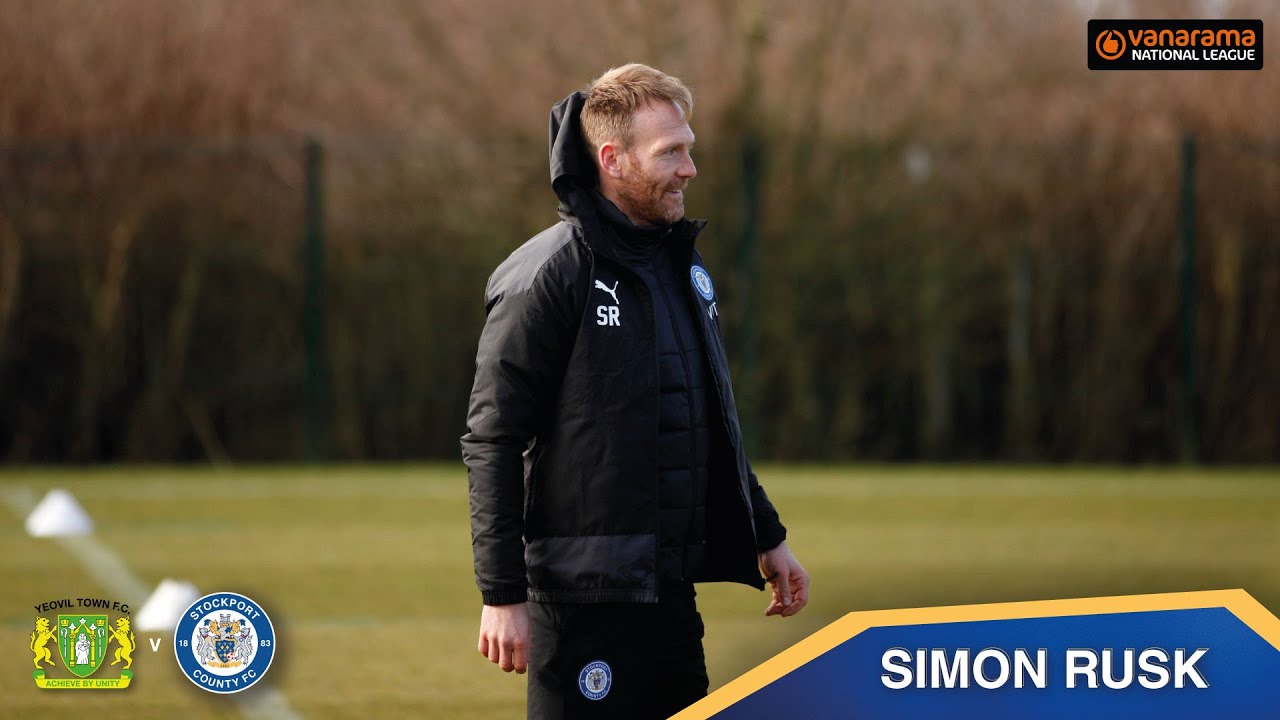 Simon Rusk Match Preview | Yeovil v County | National League - YouTube