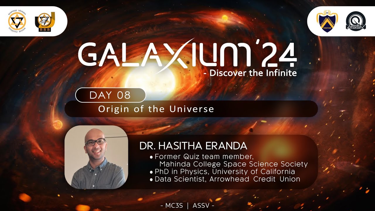 GALAXIUM'24 Lec#8: Origin of the Universe - YouTube
