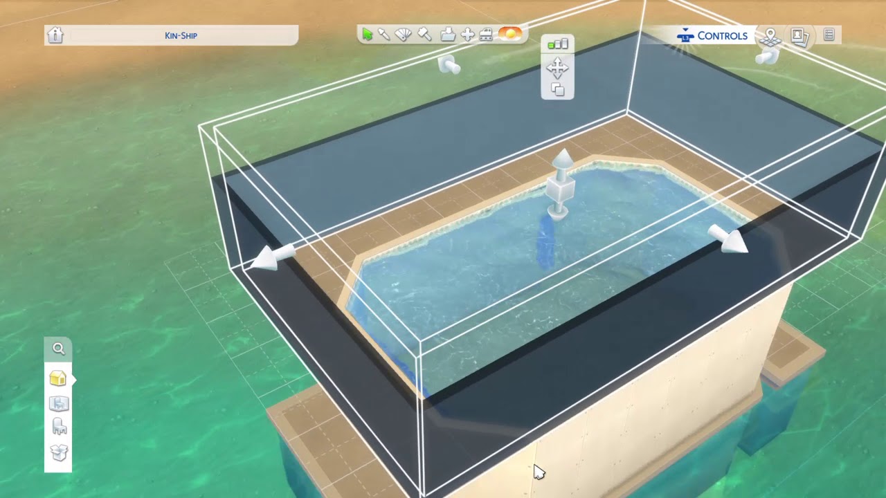 How to build an under water pool in Sims 4 - YouTube