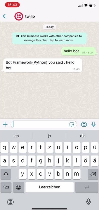 Bot Framework : Twilio WhatsApp Adapter - YouTube
