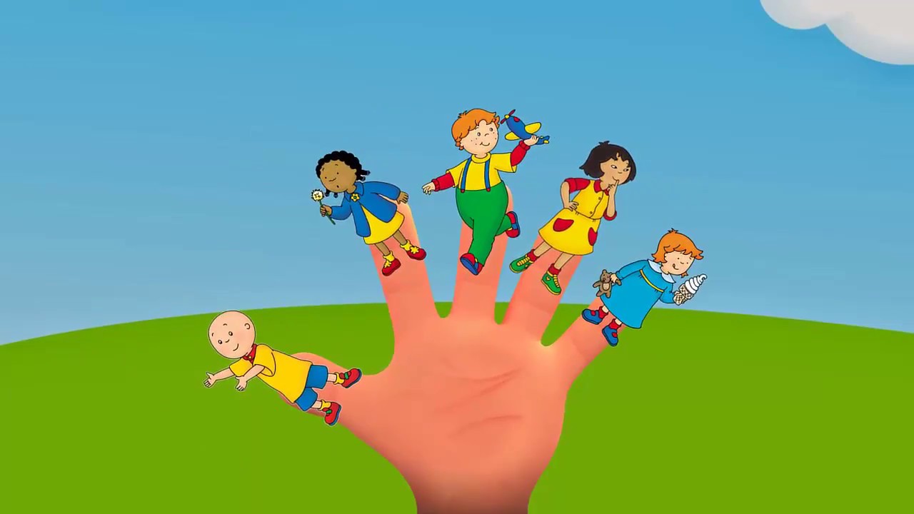 Finger Family Song - Caillou - Finger Family Nursery Rhyme for Kids ...