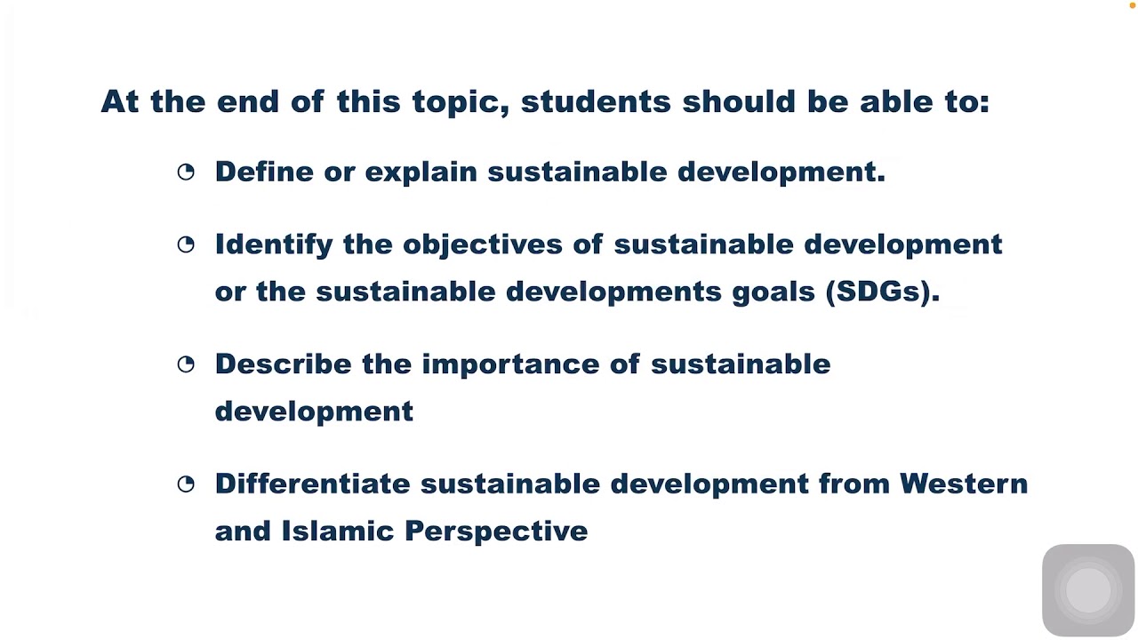[PAD350] Chapter 1: Introduction to Sustainable Development - YouTube