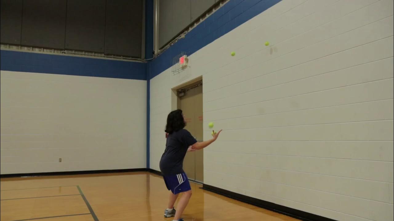 5 Ball Wall Bounce Juggling Trick - YouTube