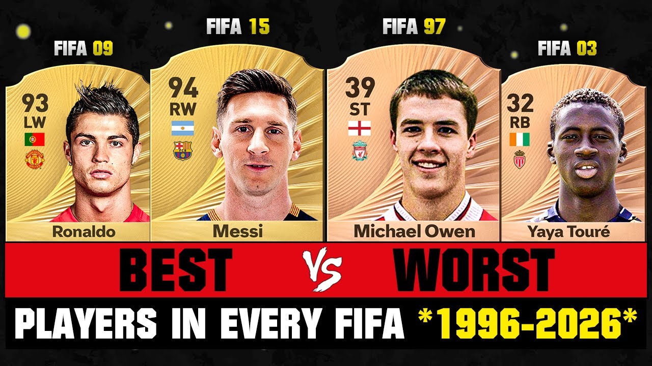 BEST VS WORST Football Players In Every FIFA Game 1996-2026! 😱🔥 ft ...