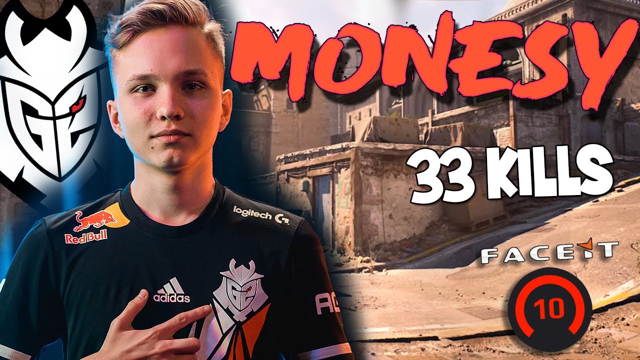 CSGO POV G2 m0NESY (33/14) - CRAZY performance in DUST 2 - Face It Pro ...