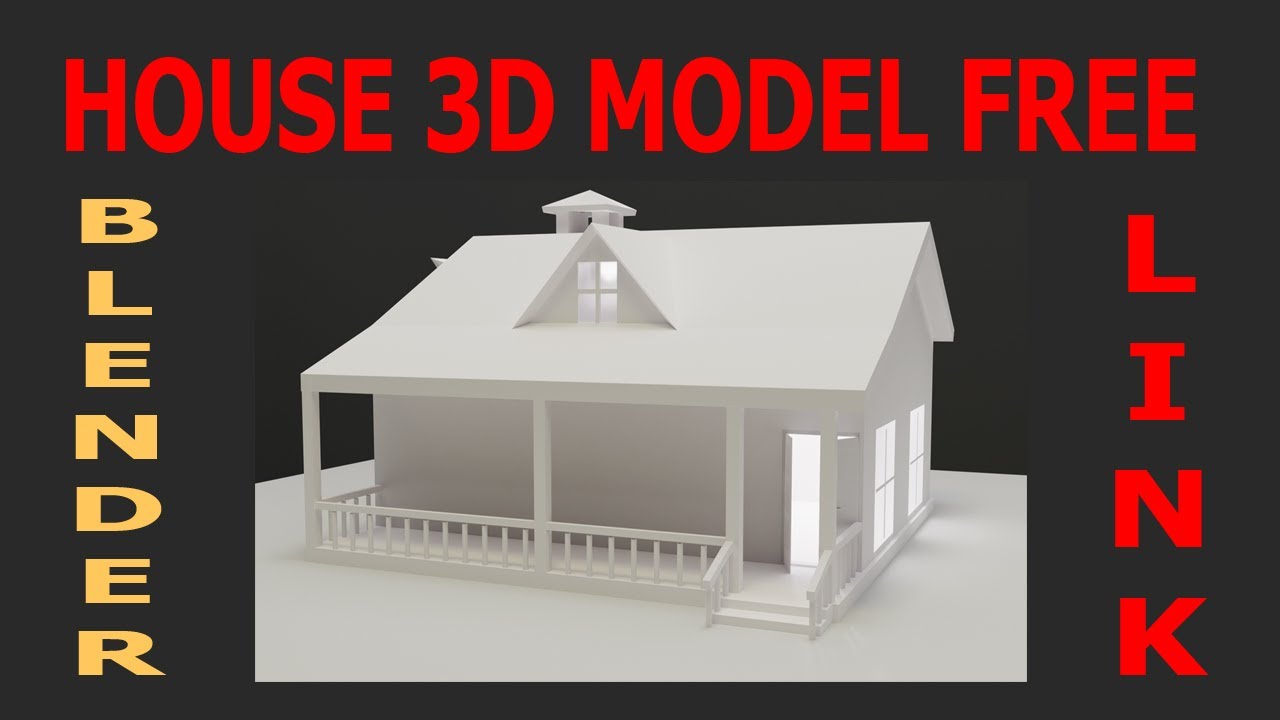 Get free House 3d model | Blender file | - YouTube