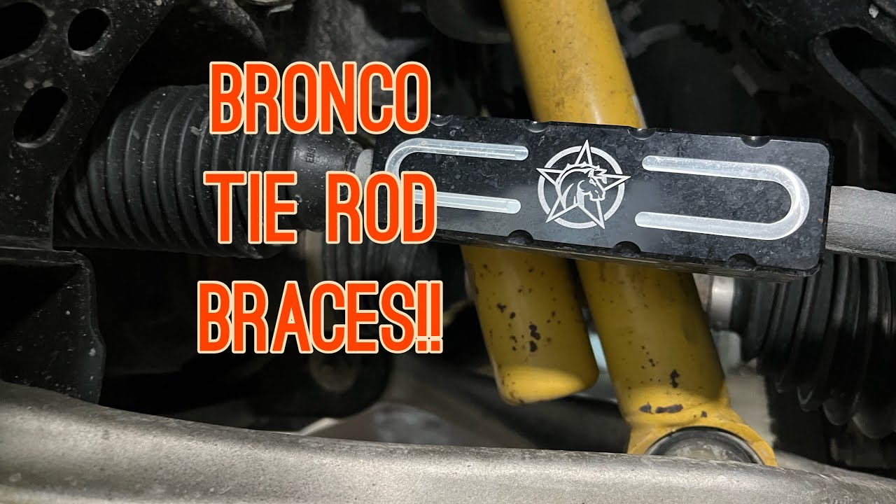 Bronco Tie Rod Braces - YouTube