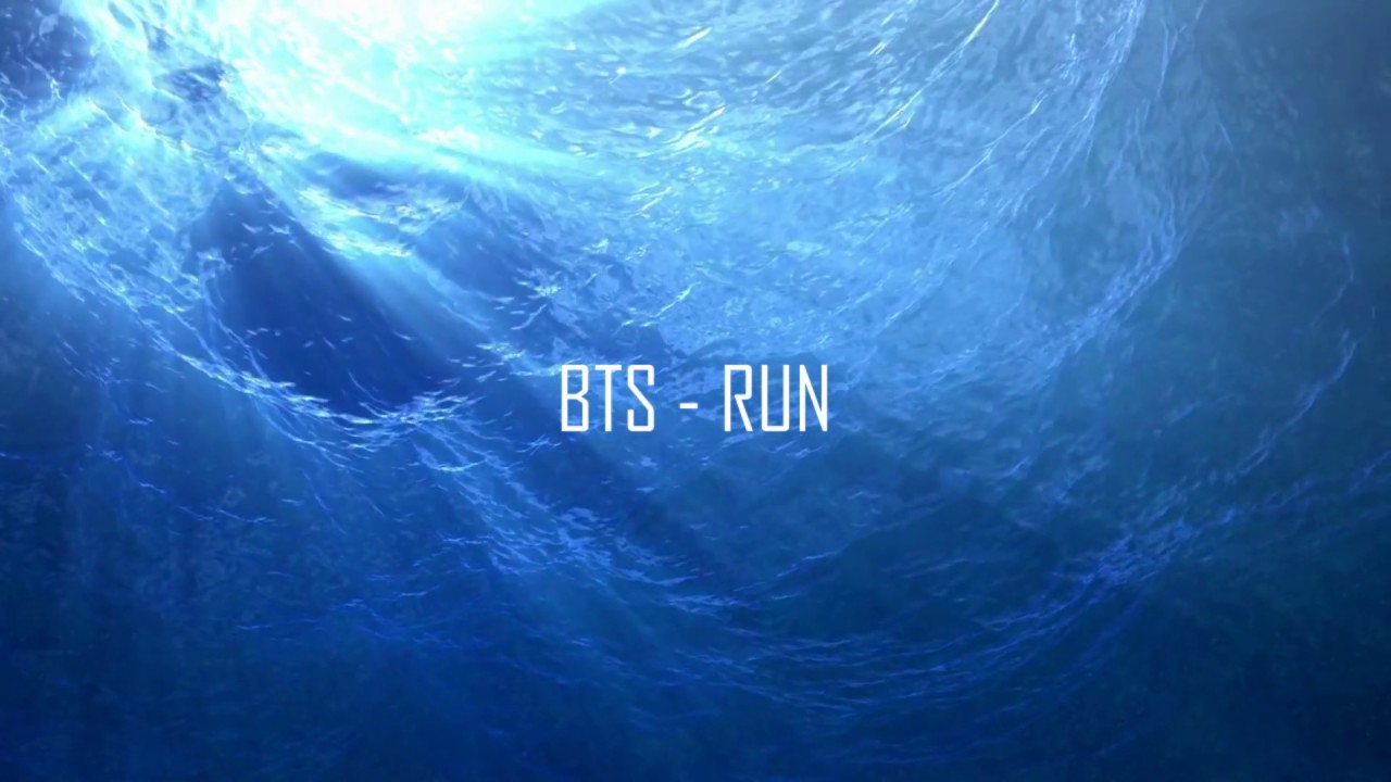 BTS "run" but you're underwater - YouTube