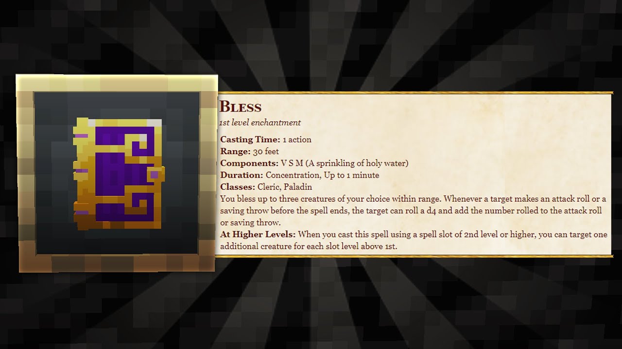 Making Bless a Ars Nouveau Spell - DND 5e - YouTube
