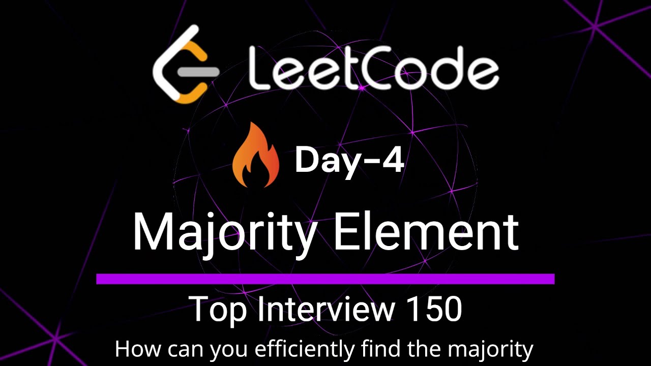 Majority Event Leetcode 169 Day 4 Python Youtube 7506