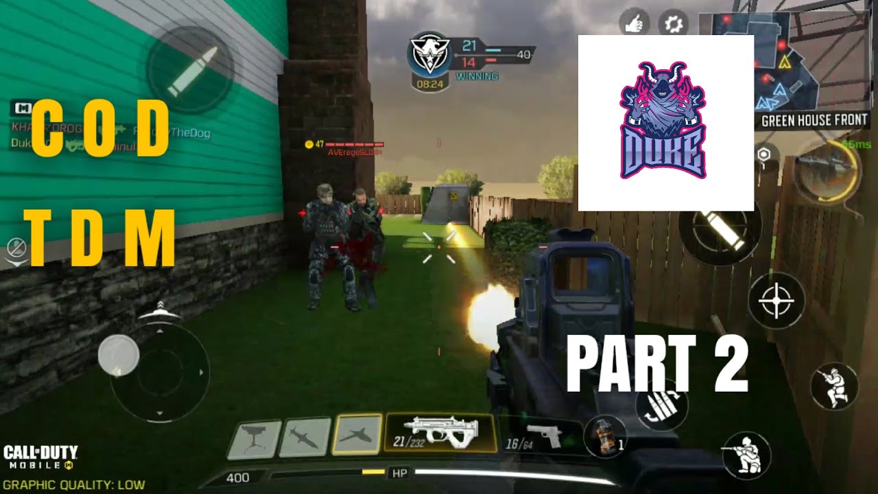 COD MOBILE TDM GAMEPLAY | PART-2 | COD Mobile - YouTube