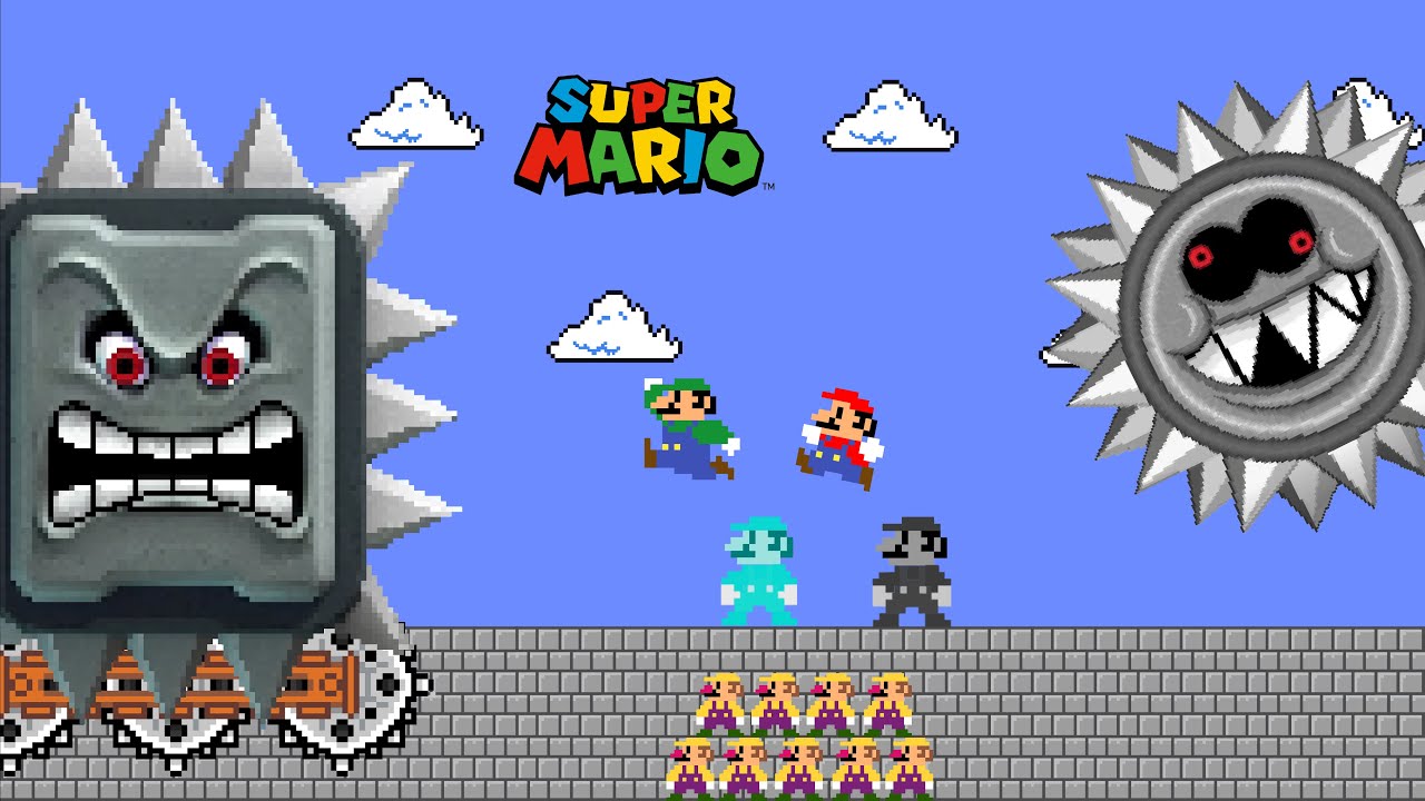 Mario Super Power Escape (ALL EPISODES SS01 ) | Alphaxel Animation ...