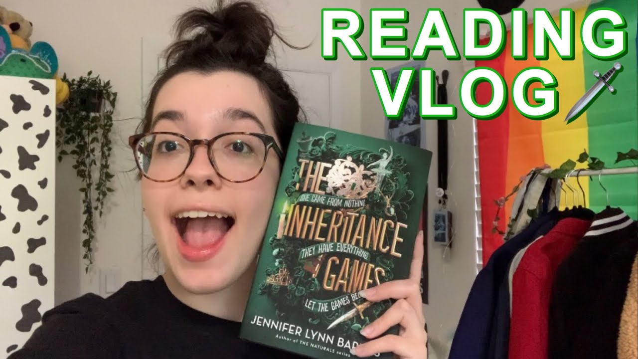 READING VLOG: the inheritance games 🗡 *spoilers* - YouTube