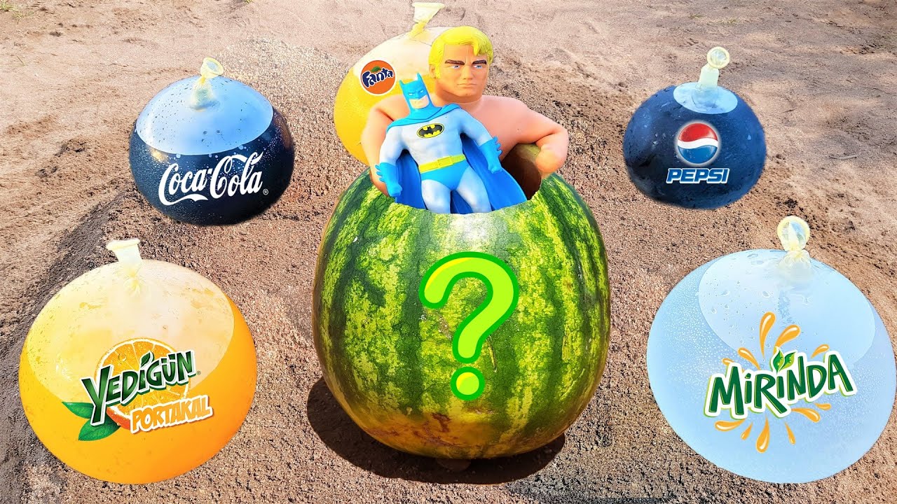 Experiment: STRETCH Armstrong, BATMAN, COLA, SPRİTE, Mirinda ...