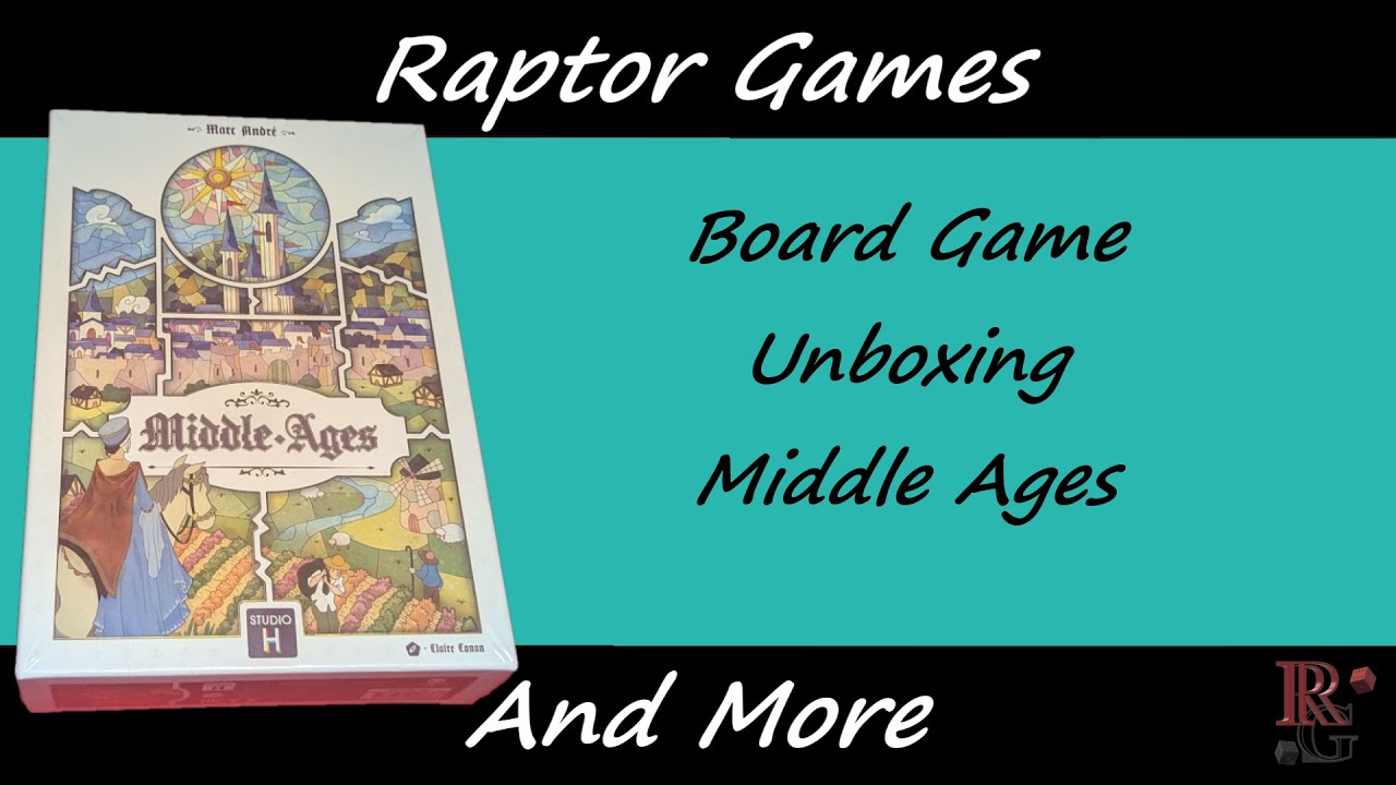 Middle Ages Board Game Unboxing - YouTube
