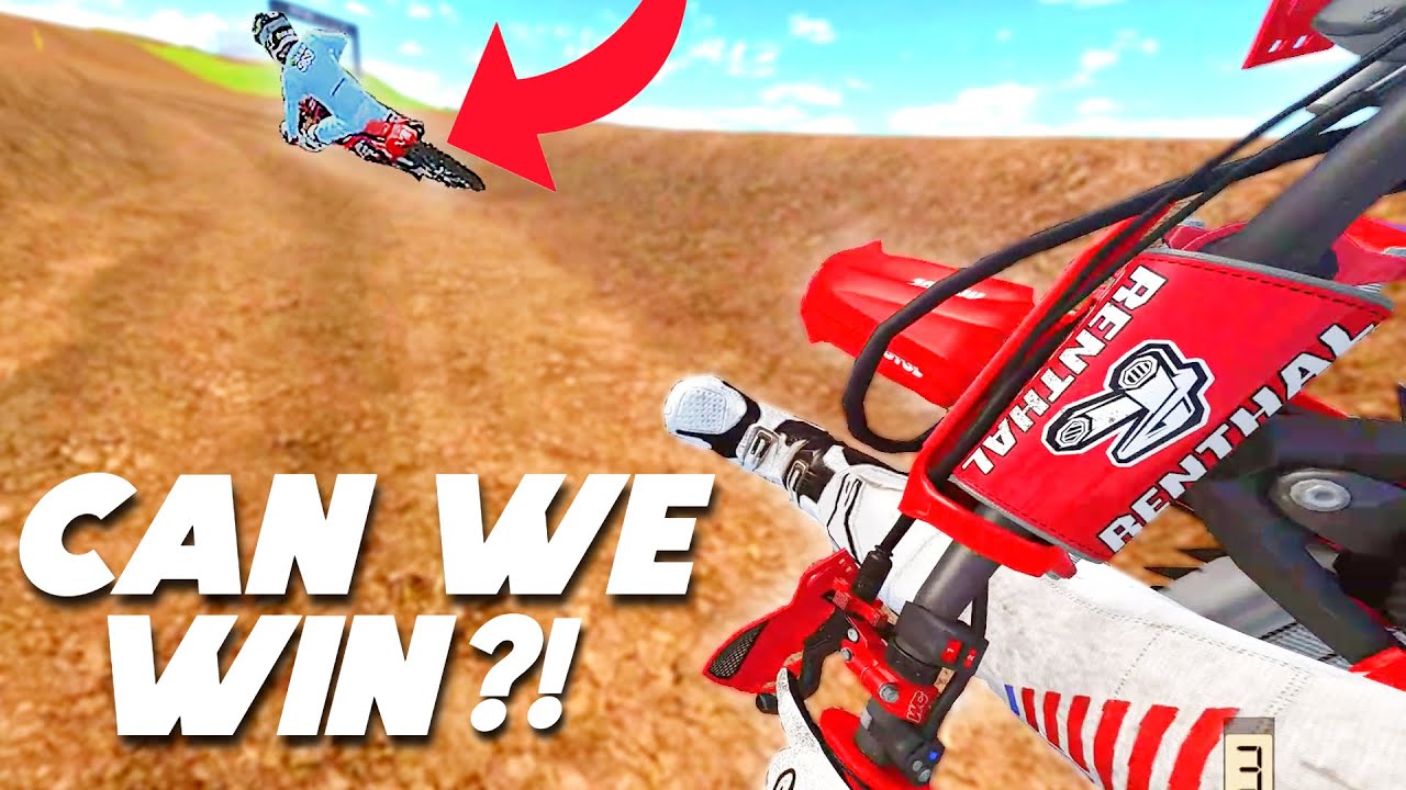 RACING SOME FAST GUYS TO PREPARE FOR OUTDOORS IN MX BIKES! - YouTube