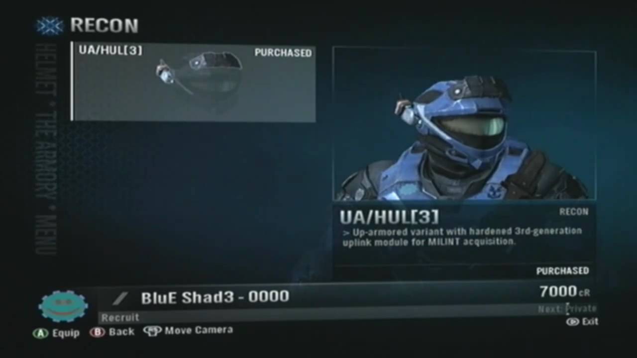 Halo: Reach Intro, Armory Customization, All menus - YouTube