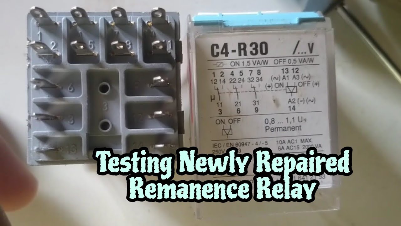 REMANENCE RELAY Testing - YouTube