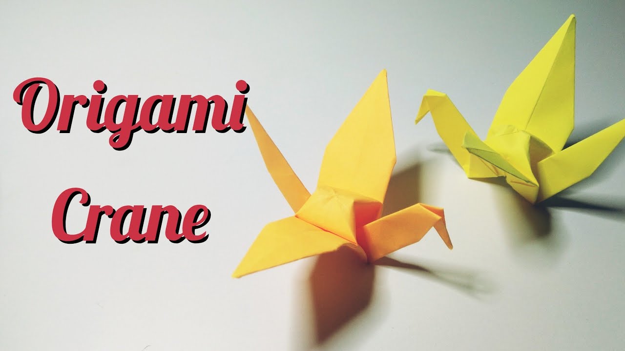 Origami Crane - How to make an Origami Crane - YouTube