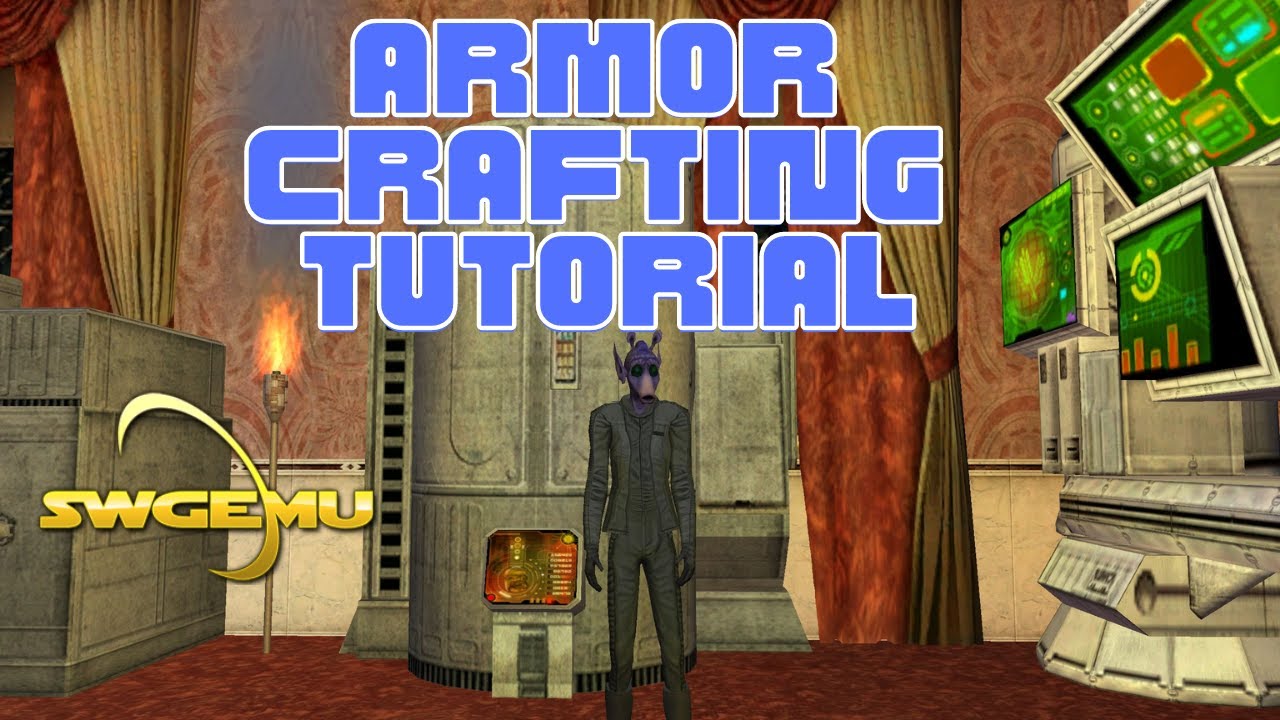 SWG Armor Crafting - Live Stream Tutorial - YouTube