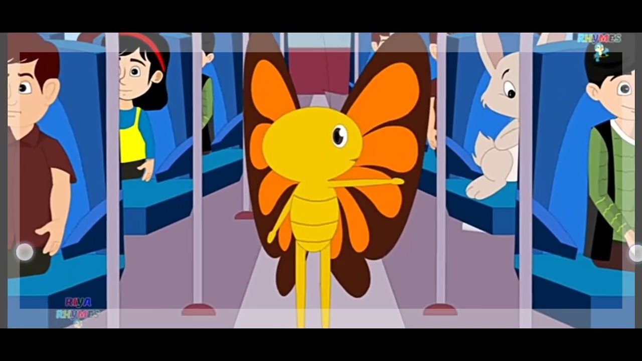 Titli udi bus me chadi||Hind rhymes|| #reels #cartoon #rhymes - YouTube