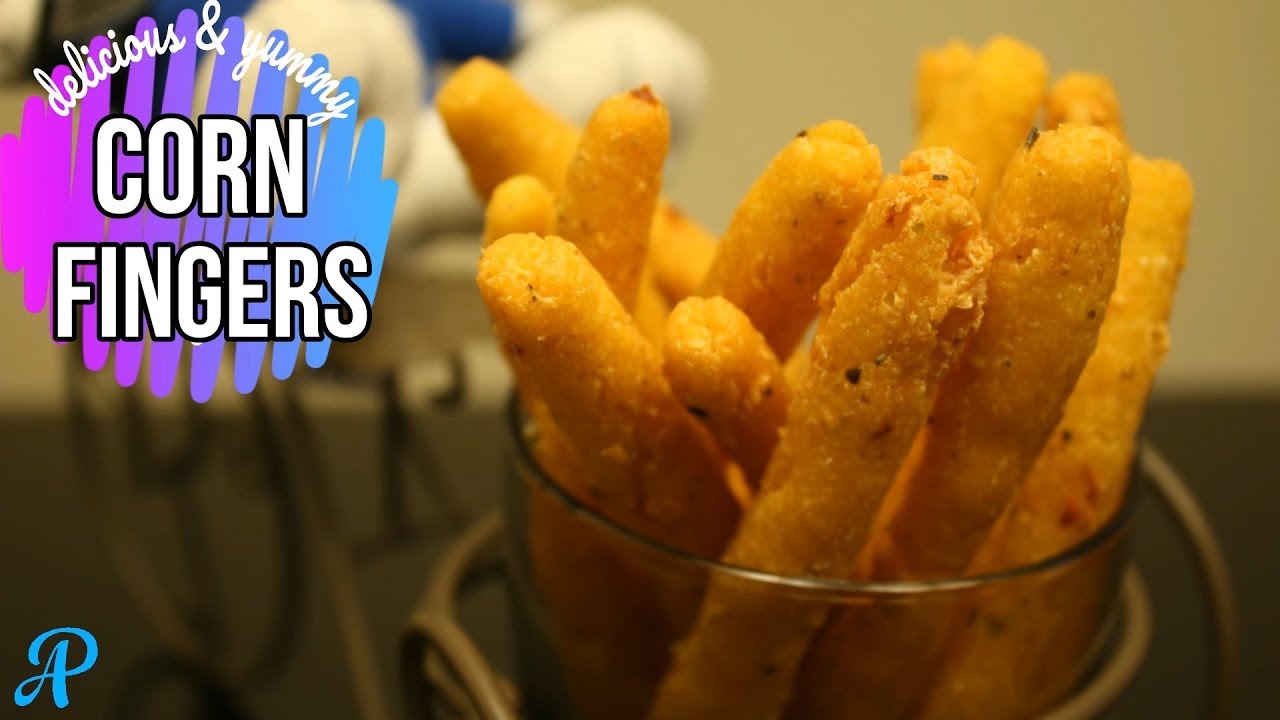 Corn Fingers Recipe | Crispy Fingers Recipe | Corn Fritters | Indian ...