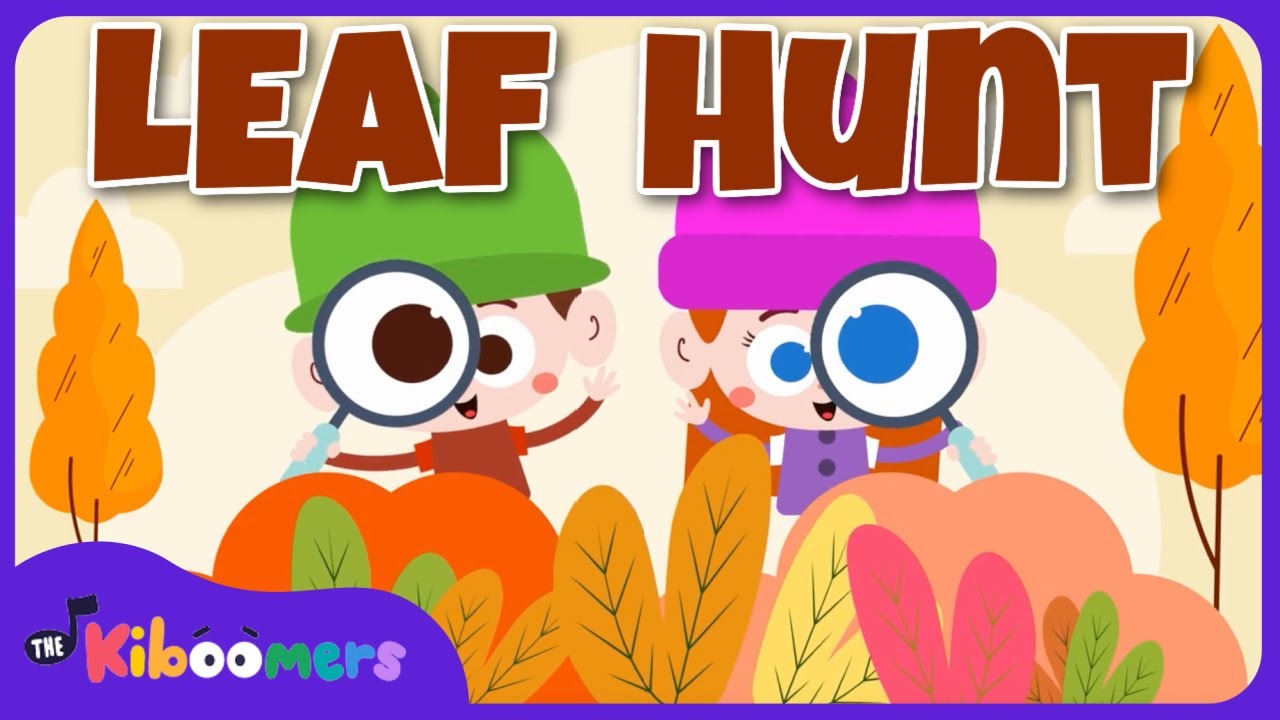 We’re Going on a Leaf Hunt - The Kiboomers Fall Songs for Kids - YouTube