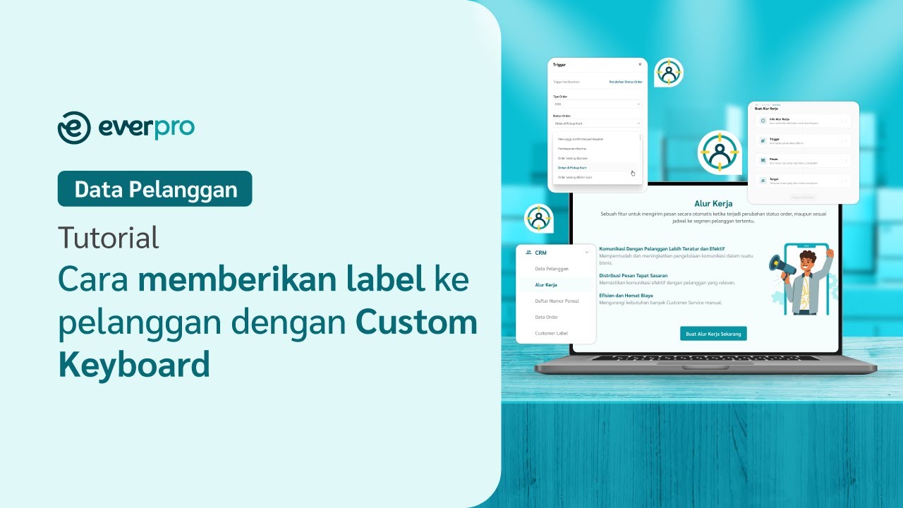Tutorial Cara Menambahkan Label Pakai Everpro Custom Keyboard - YouTube