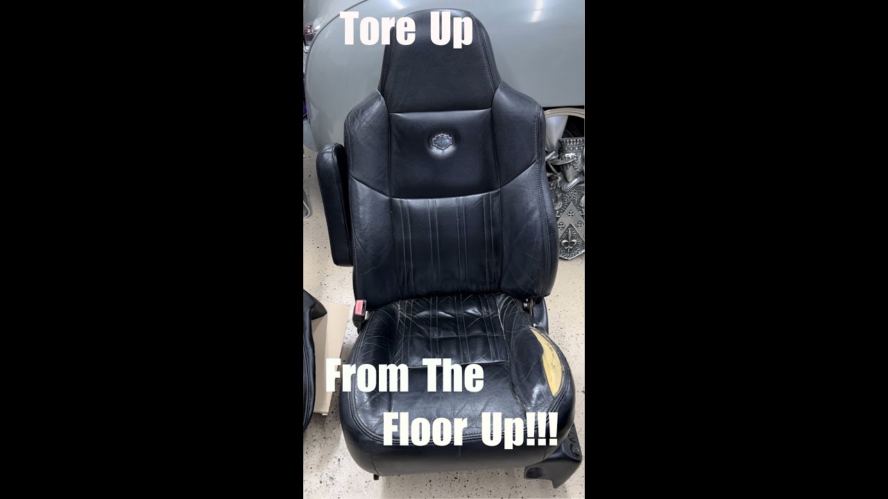 Ford Super Duty Seat Upgrade! DIY Front Seat Upholstery Replacement ...