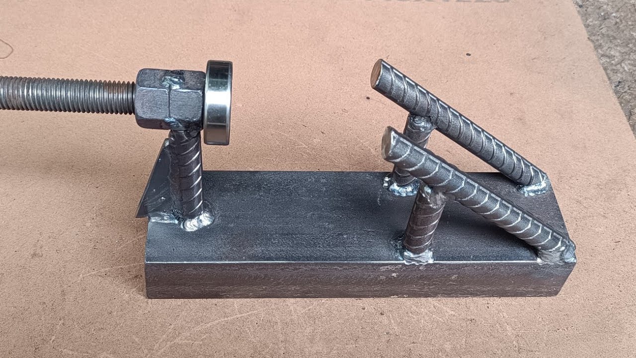 DIY A Metal Bench Vise / Making A Unique Heavy Duty Metal Bench Vise ...