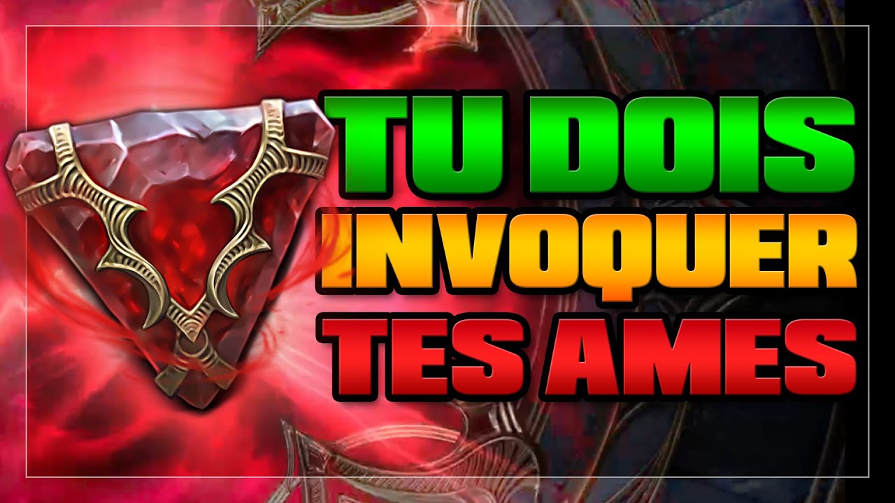 Pourquoi tu dois invoquer tes âmes sur cet event | J'invoque les ...