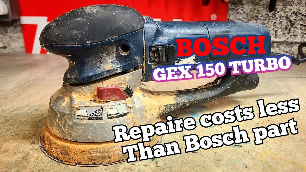 A Must see if you own one. Repairing a Bosch GEX 150 TURBO Sander without buying a 150euro part ...